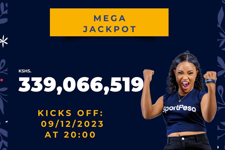 SportPesa Mega Jackpot reaches staggering 339 Million!