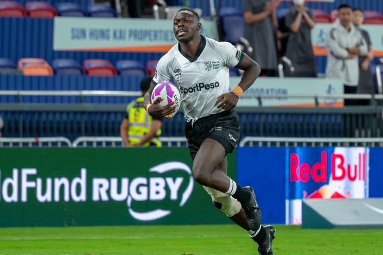 Kenya 7s set up tense Saturday after mixed outing in Hong Kong 7s day one
