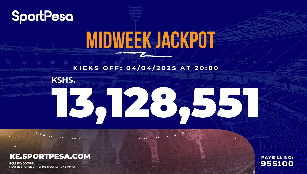 Win over 13 million in Friday-only SportPesa Midweek Jackpot